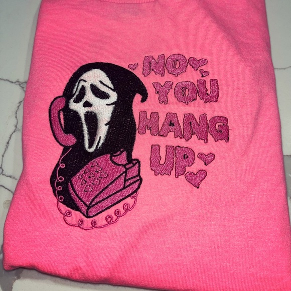 Sweaters | Scream Halloween Embroidered Sweatshirt | Poshmark